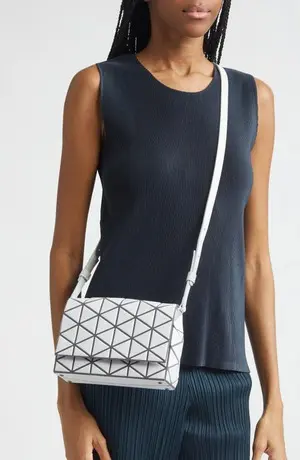 Issey Miyake Fossette Flap Crossbody Bag