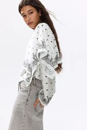 H&m Layered Blouse
