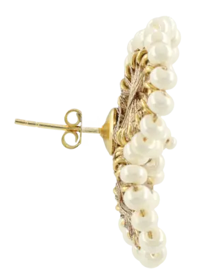 LOTT.GIOIELLI Silk Flower Earrings