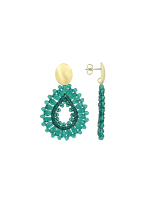 LOTT.GIOIELLI Ce Si Drop Crystal Small #108-b - Light Ocean