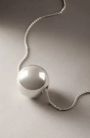 NOOTKA Sphere Necklace In Sterling
