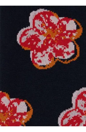 Paul Smith Floral Intarsia Knit Dress Socks