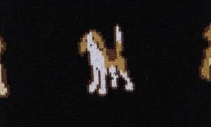 Paul Smith Kyoto Dog Intarsia Dress Socks