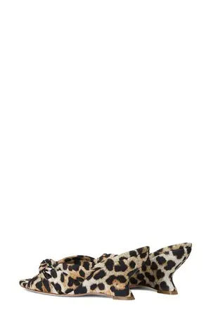 LOEFFLER RANDALL Marsy Angled Wedge Sandal - Leopard