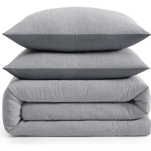 Tommy Hilfiger Sandbar Stripe Comforter & Shams Set - Deep Blue
