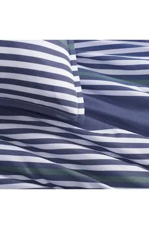 Tommy Hilfiger Lido Stripe Comforter Set - Deep Blue