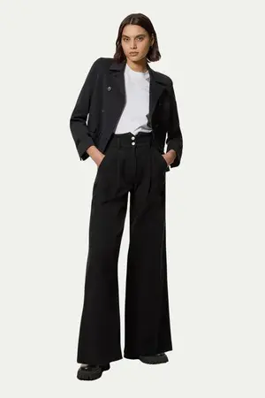 KAREN MILLEN Karen Millen Wide Leg Denim Jeans