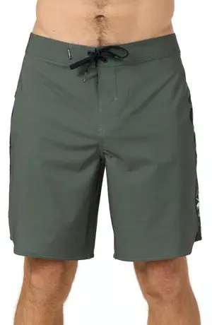 O'Neill Hyperfreak Tech Panel Board Shorts - Army