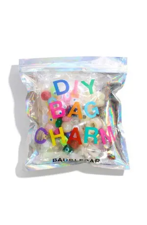 Baublebar Diy Bag Charm Kit With Assorted Beads And Letters