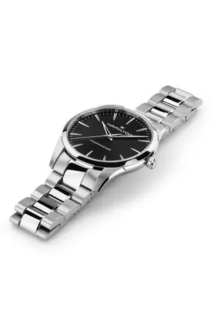 Hamilton Jazzmaster Stainless Steel Bracelet Watch - Black/silver