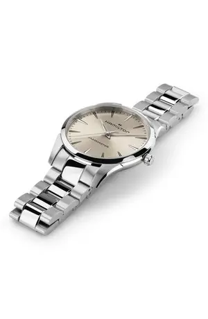 Hamilton Jazzmaster Stainless Steel Bracelet Watch - Beige