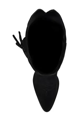 Guess Sashlee Pointed Toe Western Boot - Black