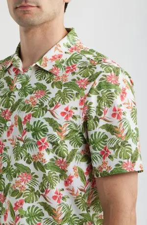 Tommy Bahama Bahama Coast Wild Grove Islandzone® Short Sleeve Button-up Shirt