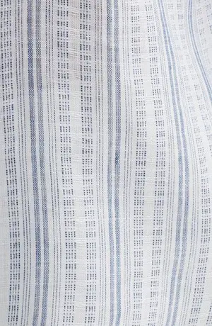 Tommy Bahama Blue Royal Stripe Linen Button-up Shirt