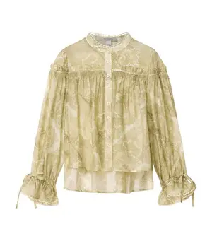 ALLSAINTS Gathered Delphine Shirt