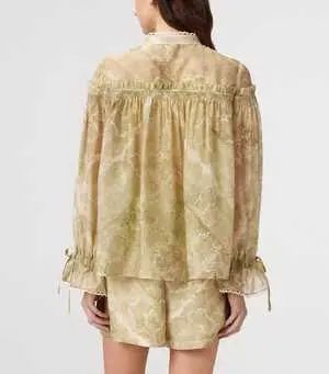 ALLSAINTS Gathered Delphine Shirt