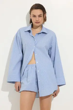 H&m Oversized Beach Shirt