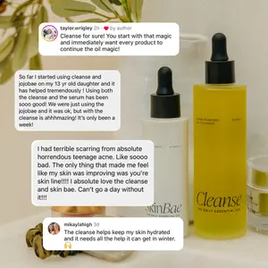 THE DAILY ESSENTIAL CO Cleanse Facial Oil Cleanser - 100ml