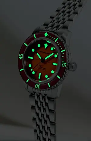 SPINNAKER Automatic Bracelet Watch - Orange
