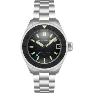 SPINNAKER Diver Automatic Bracelet Watch - Black