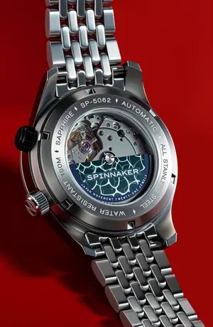 SPINNAKER Bradner Automatic Watch - Red
