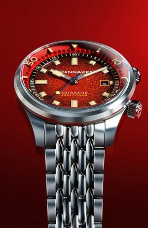 SPINNAKER Bradner Automatic Watch - Red
