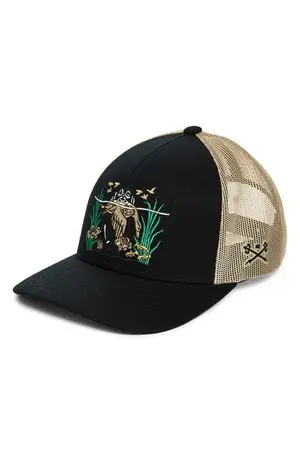 DARK SEAS Bashford Snapback Baseball Cap - Black