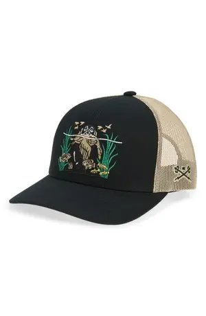 DARK SEAS Bashford Snapback Baseball Cap - Black