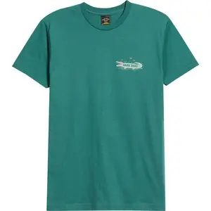 DARK SEAS Land Of Sunsine Cotton Graphic T-shirt - Pine
