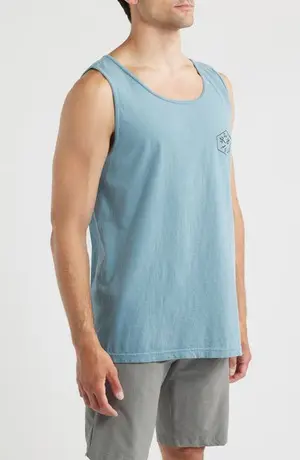 DARK SEAS Bloom Tank - Ice Blue