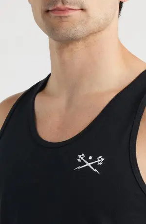 DARK SEAS Go-to Ii Stock Cotton Tank - Black