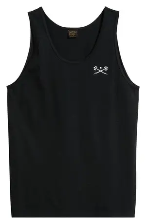 DARK SEAS Go-to Ii Stock Cotton Tank - Black