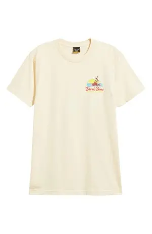 DARK SEAS East Coast Water Logo Graphic T-shirt - Cream
