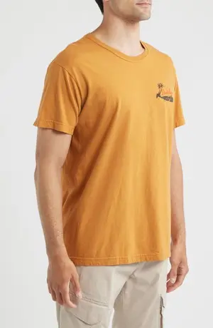 DARK SEAS Ransack Cotton Graphic T-shirt - Honey Ginger