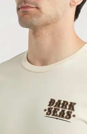 DARK SEAS Crab King Graphic T-shirt - Cream