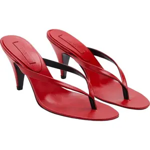 Mango Funnel Heel Flip Flop - Red