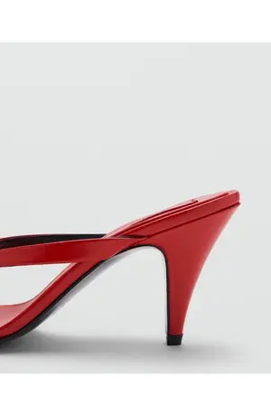 Mango Funnel Heel Flip Flop - Red
