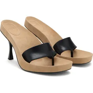 Mango Two Tone Thong Slide Al