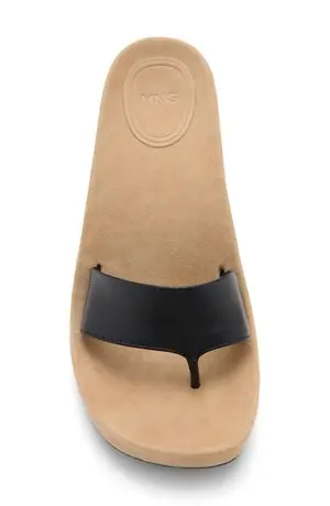 Mango Two Tone Thong Slide Al
