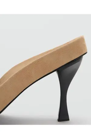 Mango Two Tone Thong Slide Al