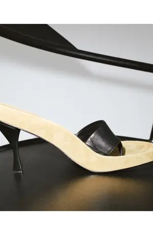 Mango Two Tone Thong Slide Al