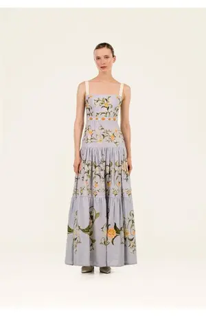 Agua Bendita Lima Valle Maxi Dress