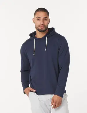 GLYDER Bedford Hoodie Navy Marble