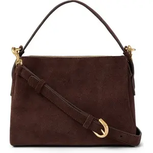 JULY Juliette Suede Crossbody - Espresso