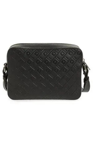 FERRAGAMO Embossed Gancini Shoulder Bag