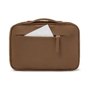 JULY Hanging Toiletry Bag - Light Brown