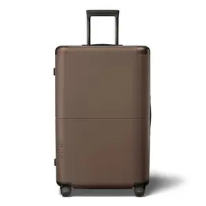 JULY Checked Plus Casesafe - Dark Brown