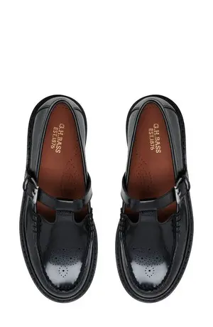 G.H.BASS Romy Buckle T-strap Loafer