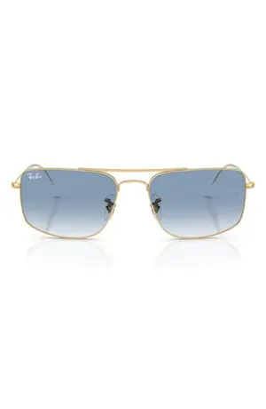 Ray-ban Explorer 3 Square Sunglasses - Arista/clear Gradient Blue