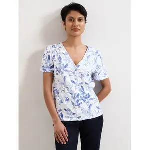 PHASE EIGHT Lorenna V-neck Short Sleeve Blouse